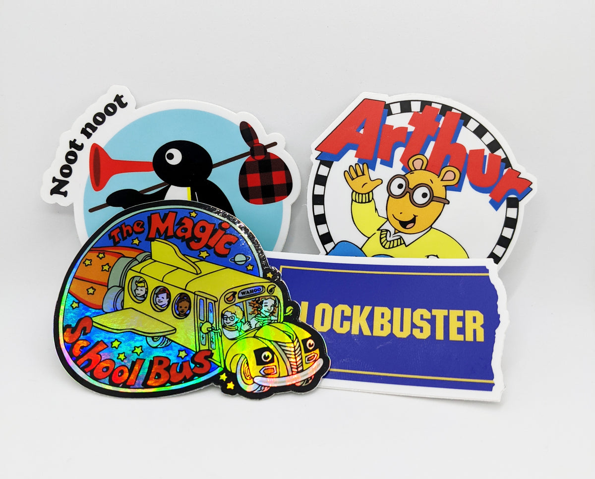 Throwback Pop Culture Stickers – Stickerfule
