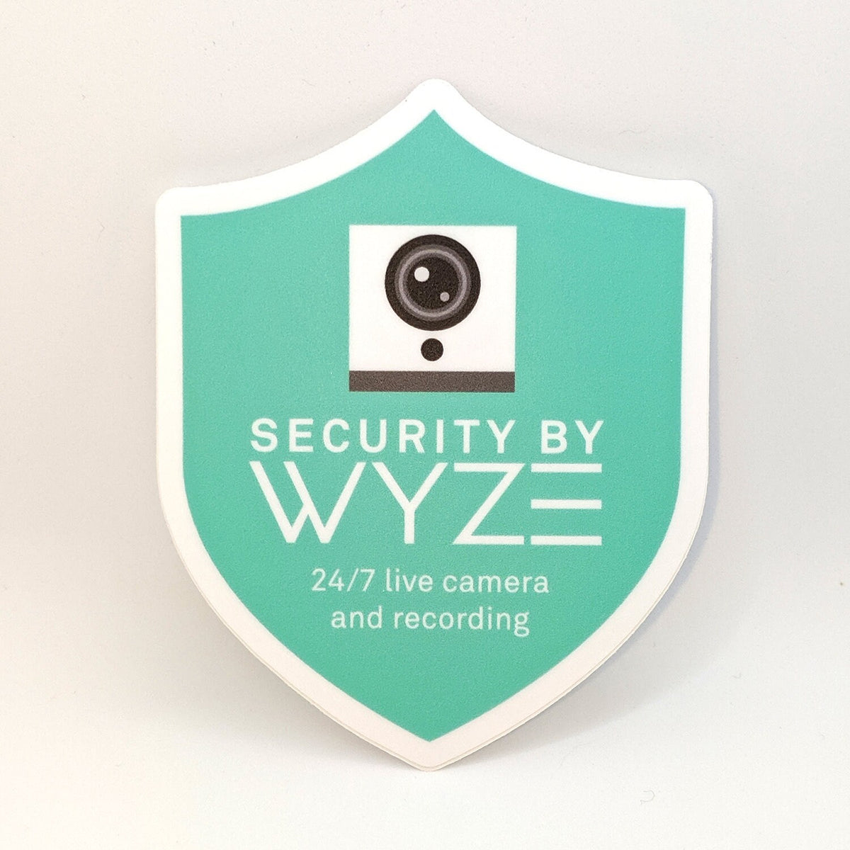 Indoor or Outdoor Wyze Cam/Sense Security Camera Badge/Shield sticker ...