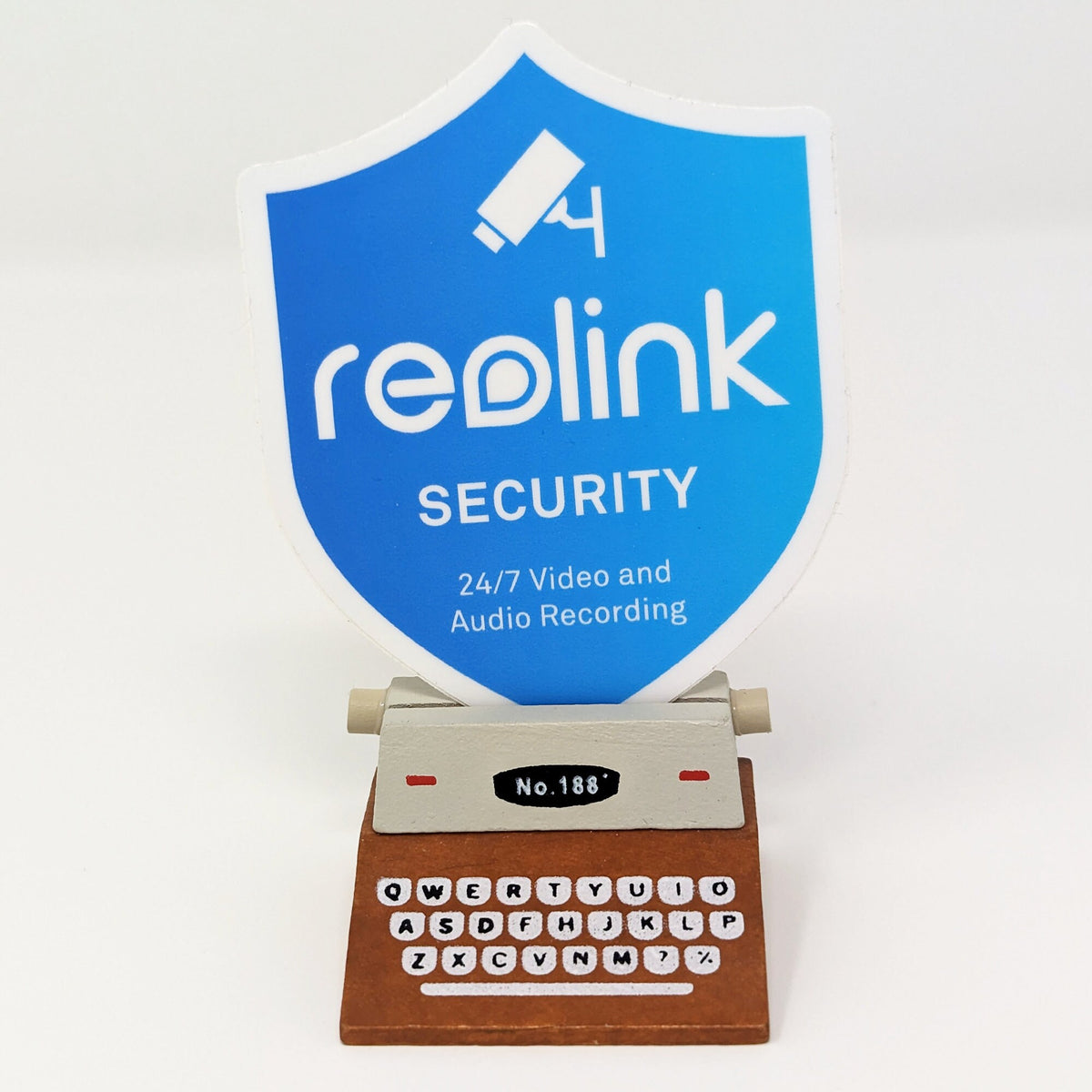 Indoor or Outdoor Reolink Security Camera Badge/Shield sticker (replac ...